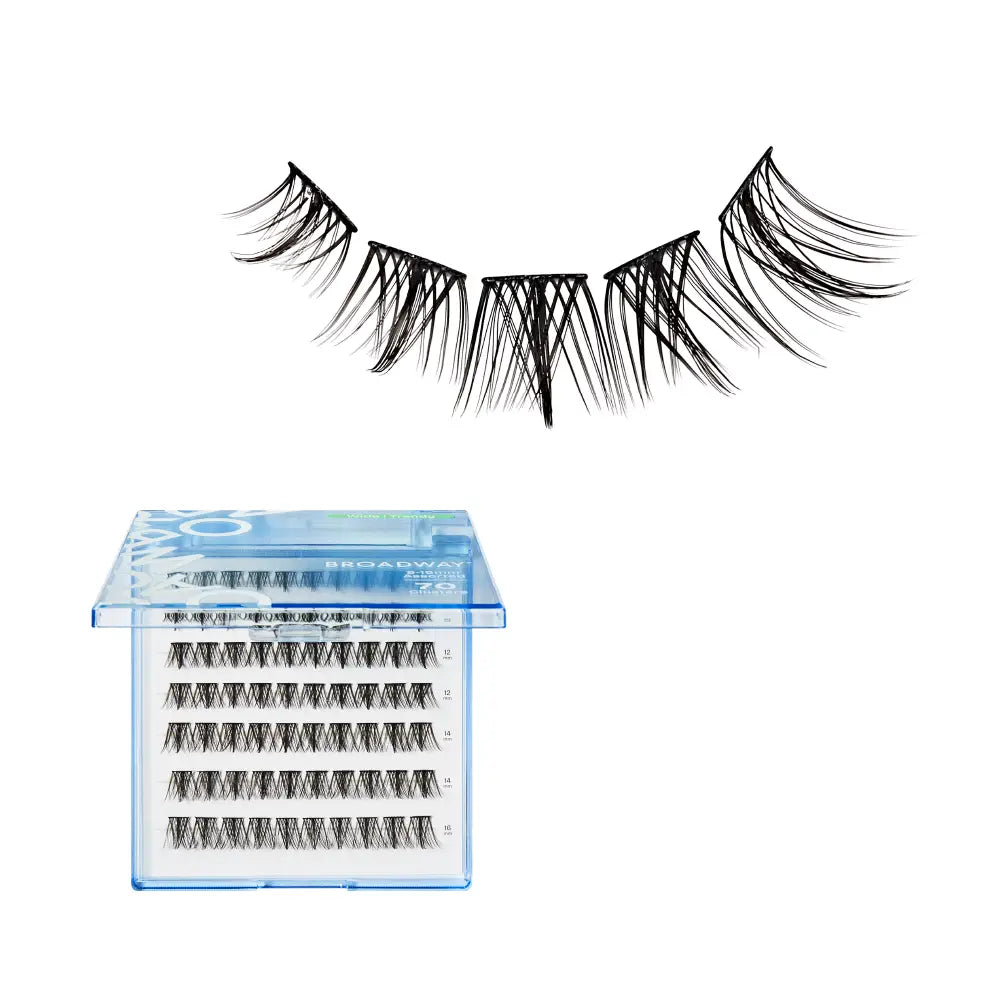 Broadway Trendy DIY Cluster Lashes - Manga-Inspired Wispy Lash Extensi ...
