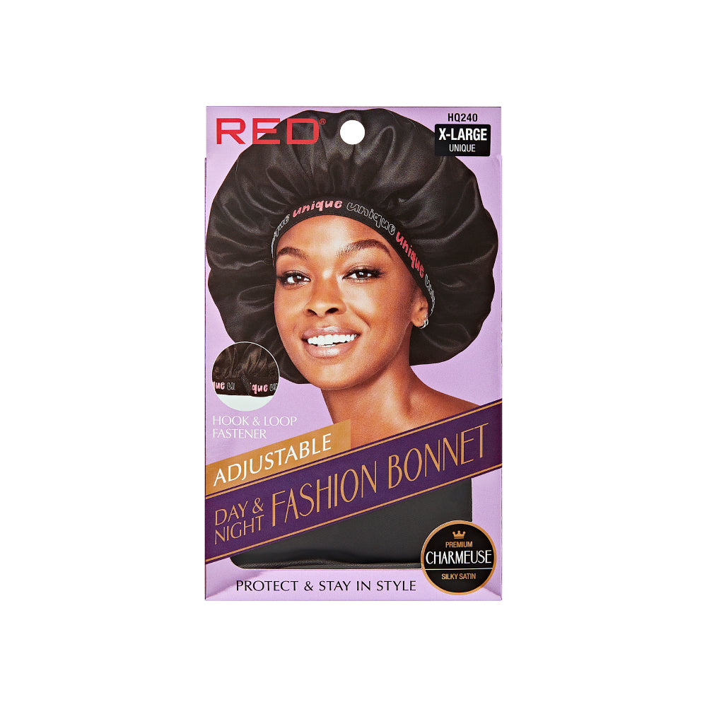 Adjustable Fashion Hair Bonnet for Day & Night Hair Protection – Ivy Beauty